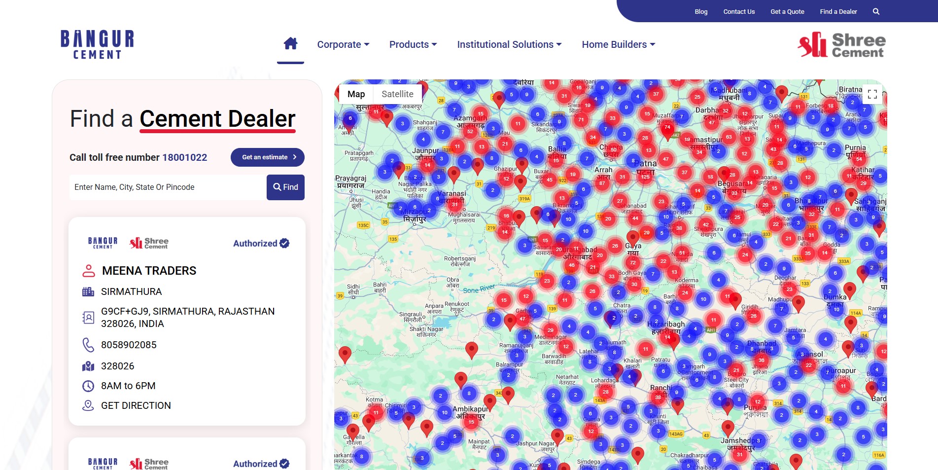 Find Bangur Cement Dealers Near You | Locate Authorised Cement Distributors